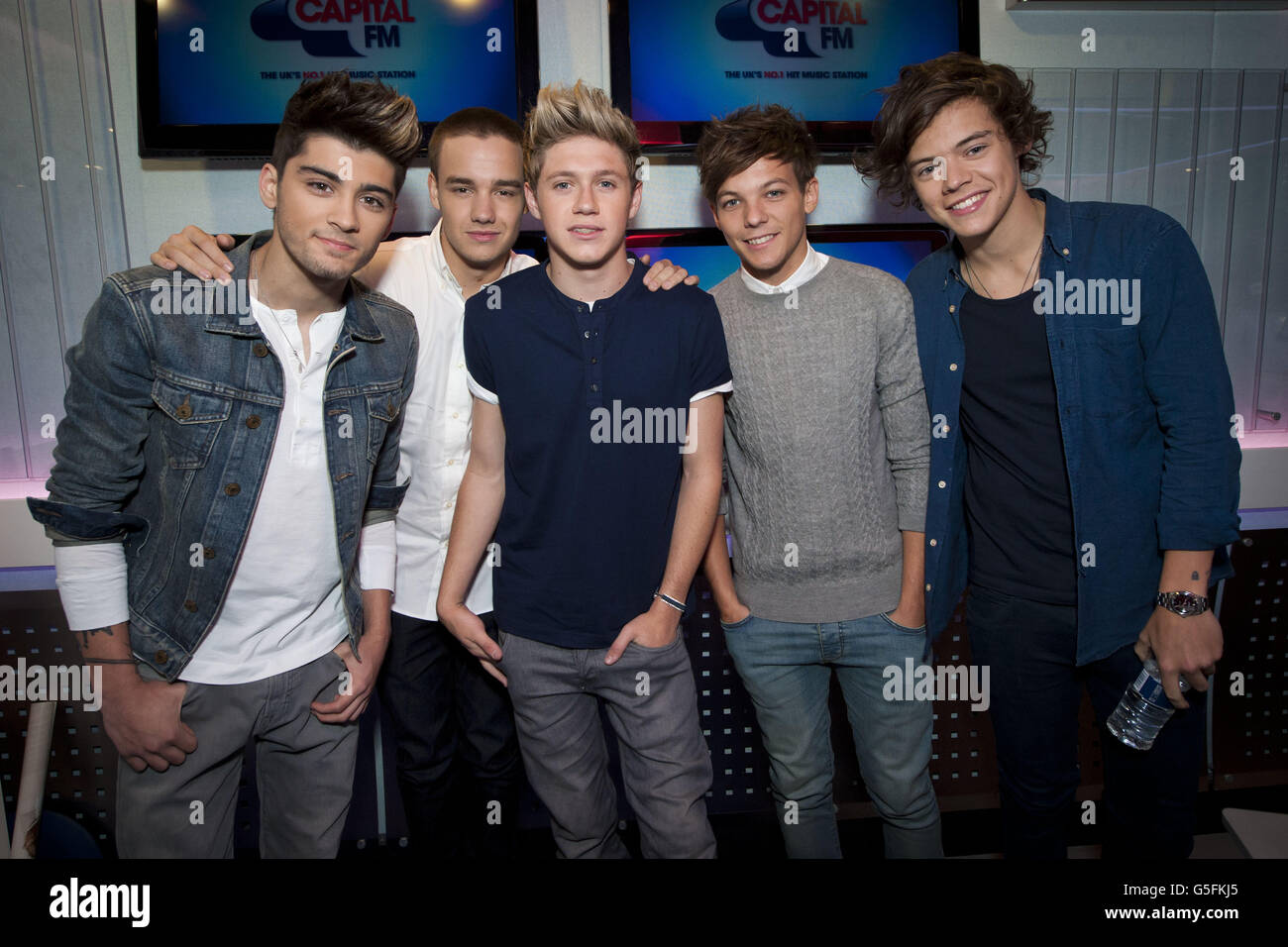 One Direction on Capital Breakfast - London Stock Photo - Alamy