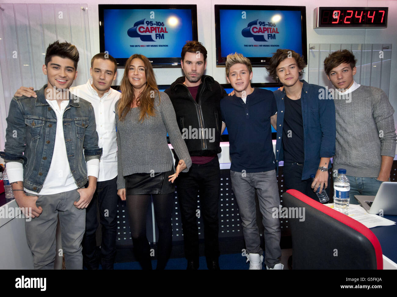 One Direction on Capital Breakfast - London Stock Photo - Alamy
