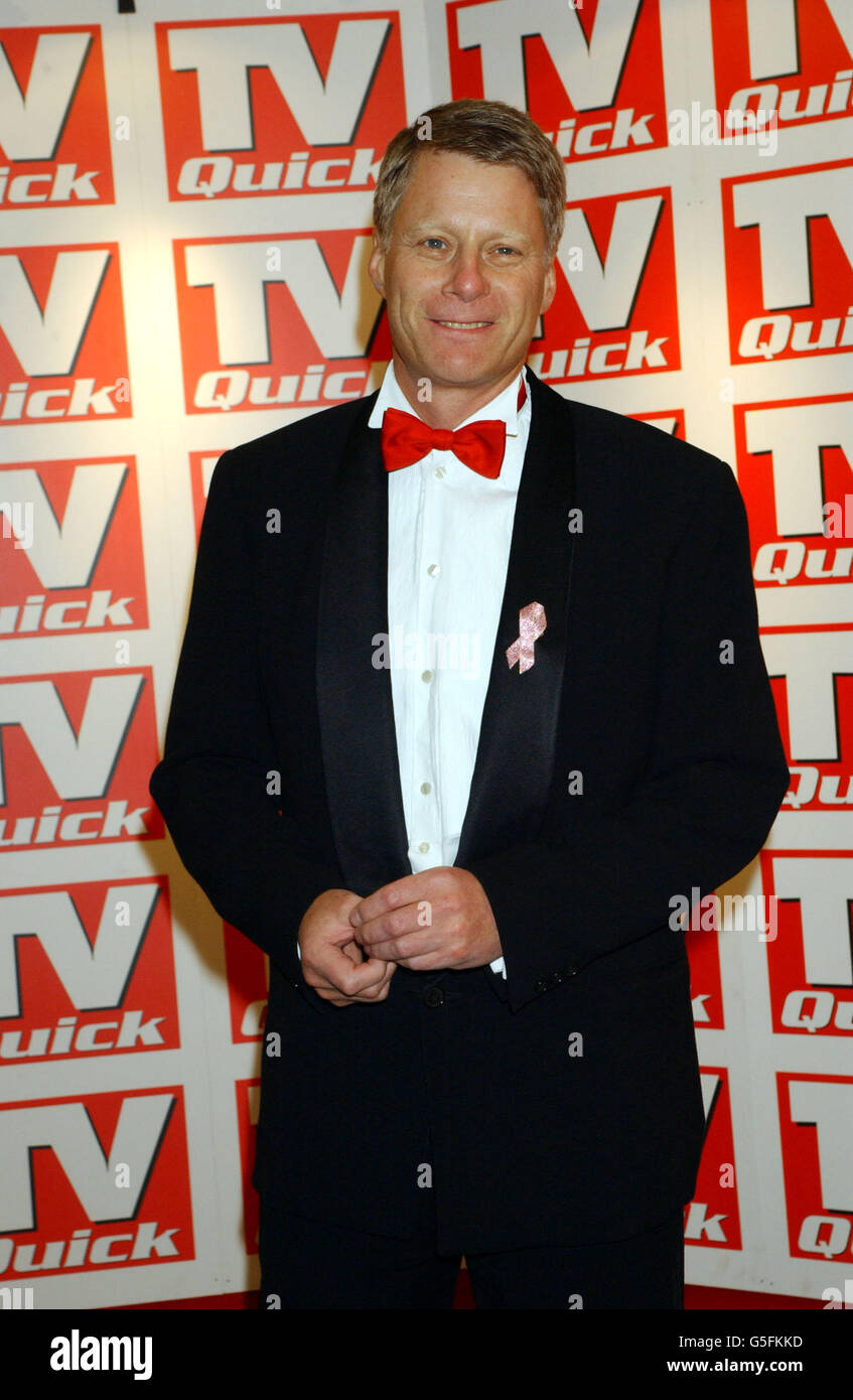 Crimewatch presenter Nick Ross arriving for the TV Quick Awards at the ...