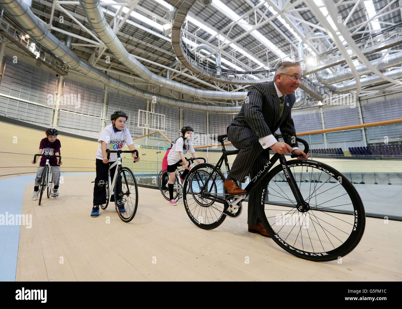 The new Emirates Arena opens in Glasgow Stock Photo - Alamy