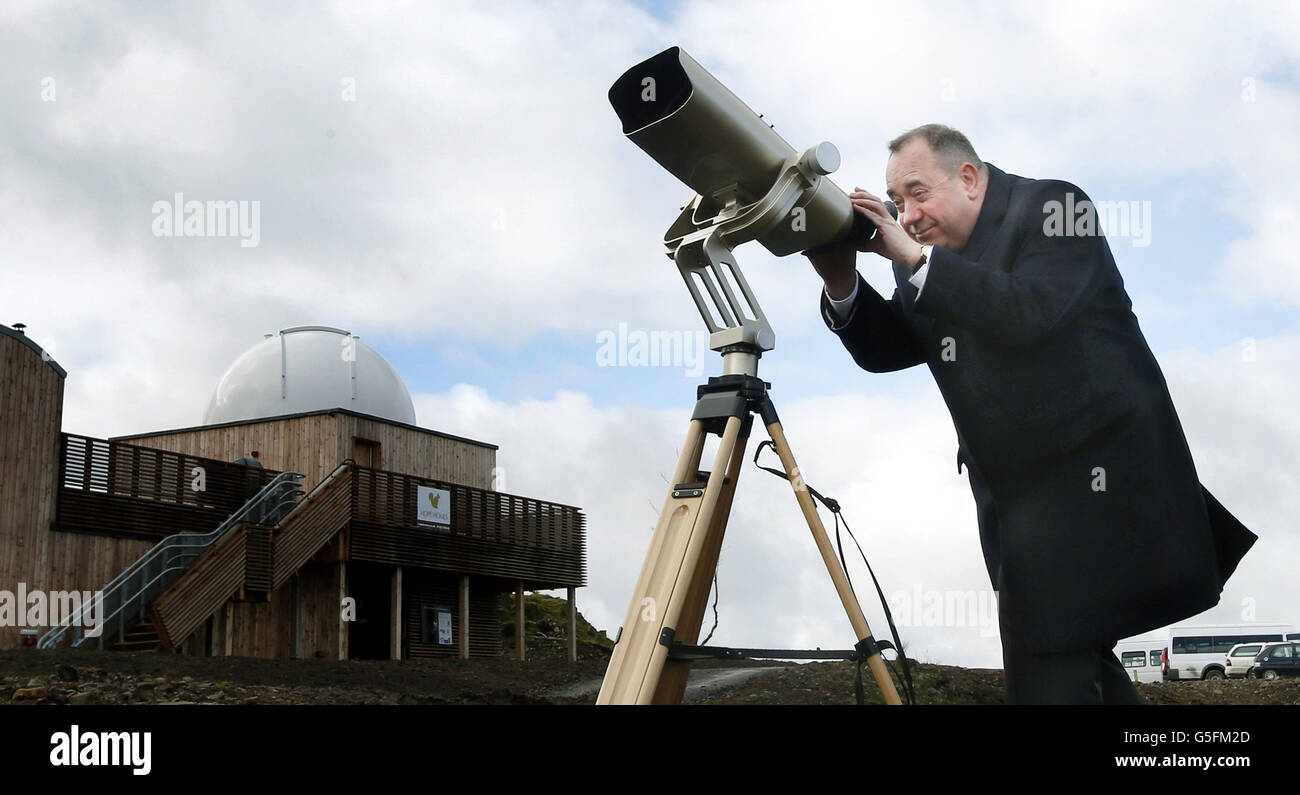 First Minister Alex Salmond during the official opening of The Scottish ...