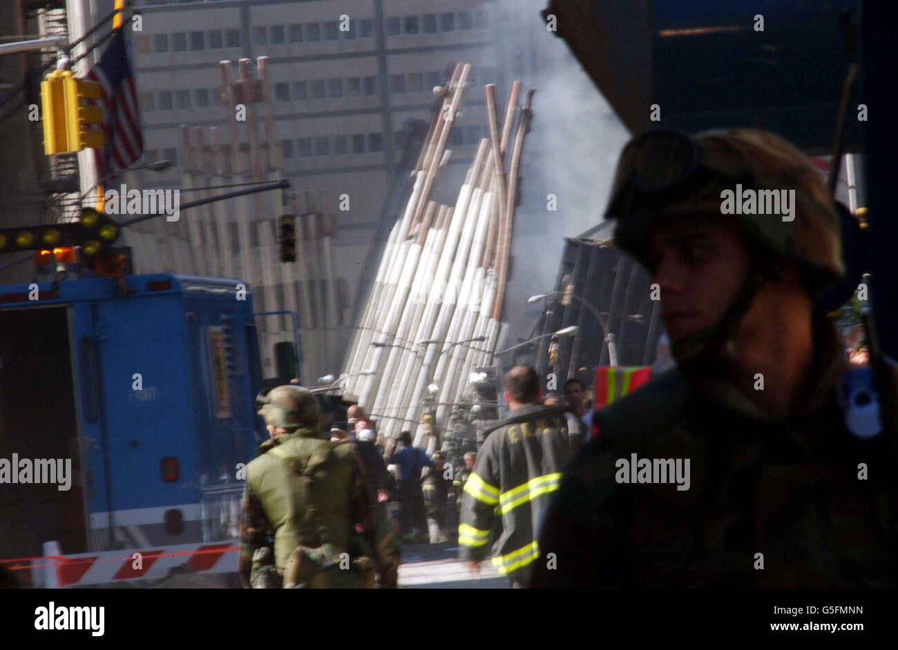 Rescue workers in NYC Stock Photo - Alamy