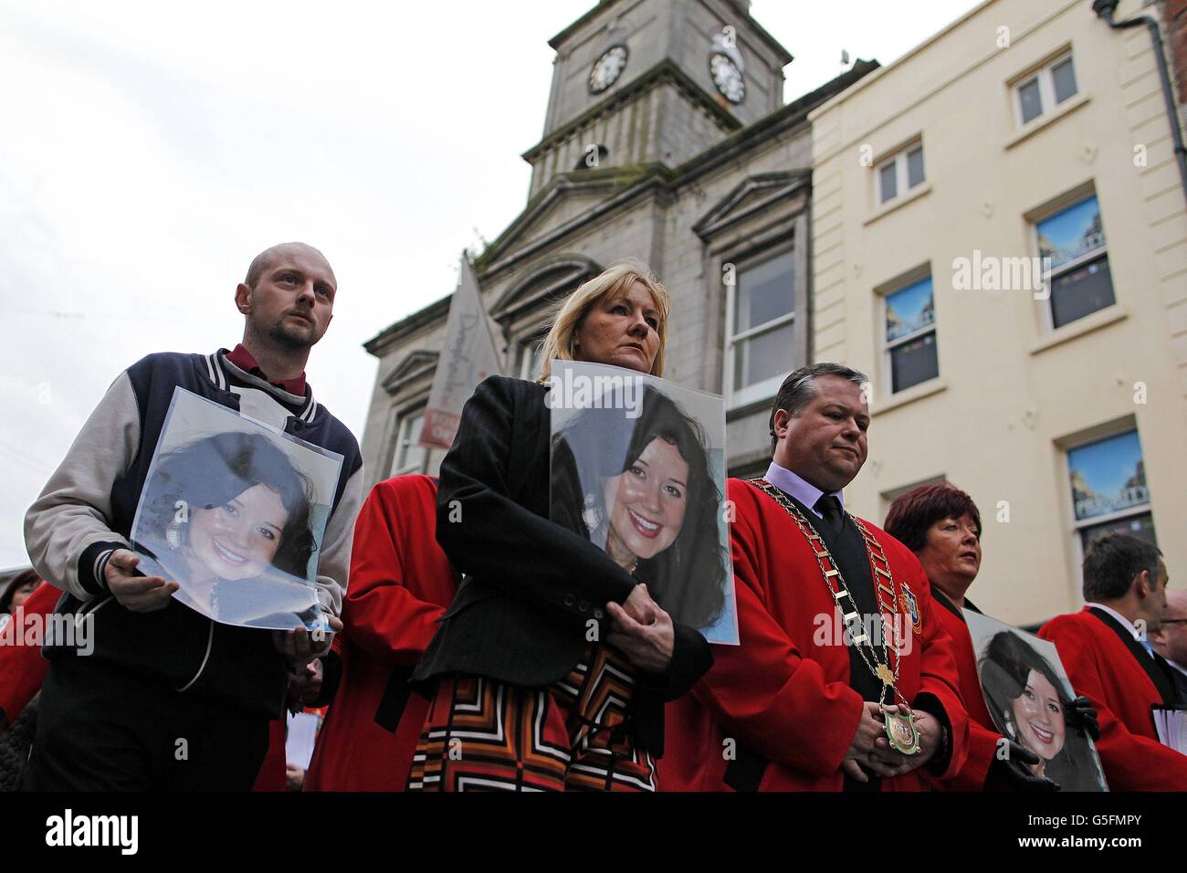 Gillian Meagher Memorial Mass Stock Photo - Alamy