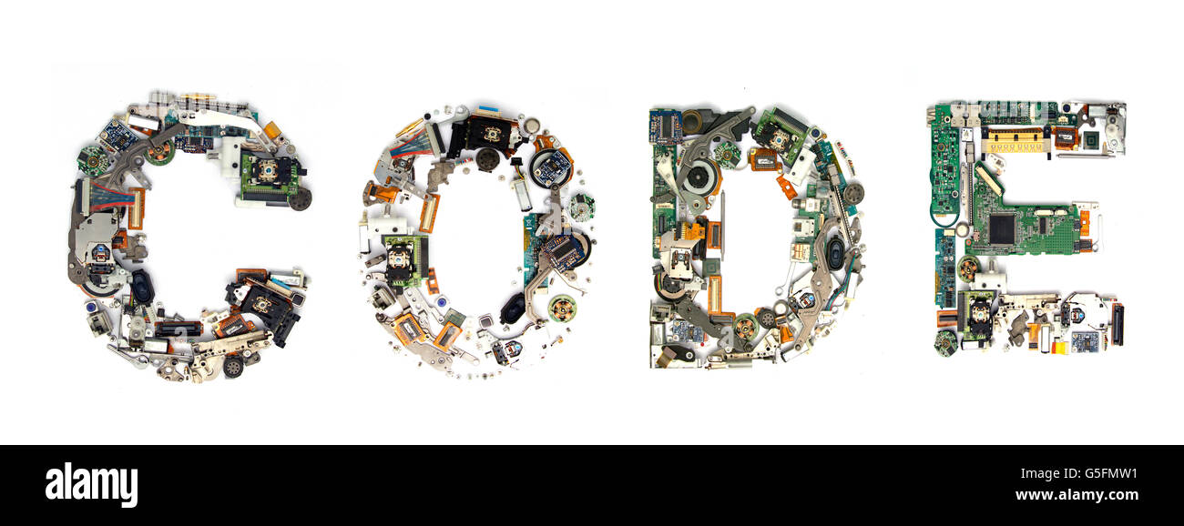 Electronic font word technology virus hi-res stock photography and ...