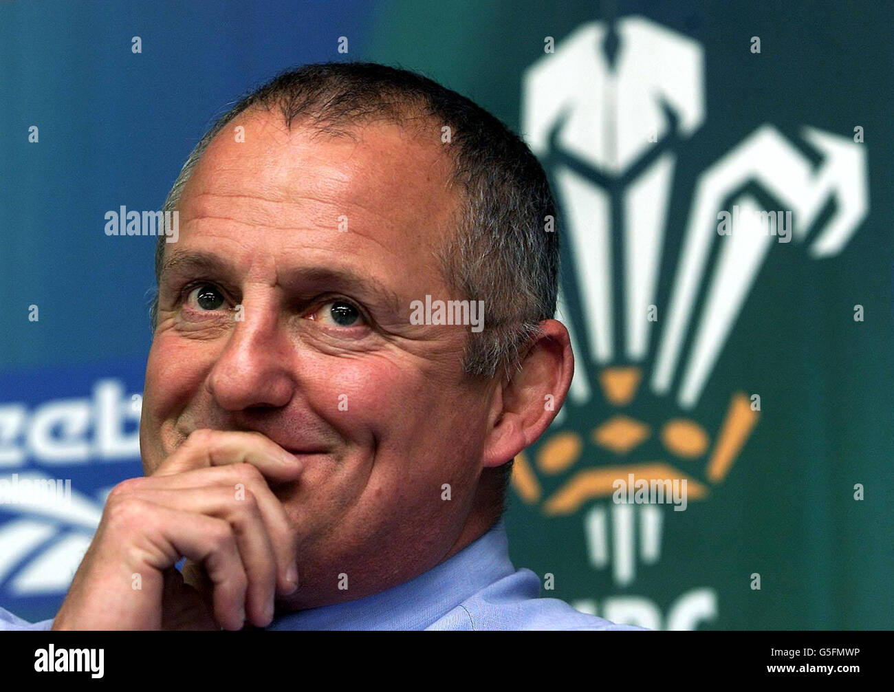 Wales Rugby Union team Manager Alan Phillips announces the Welsh side ...