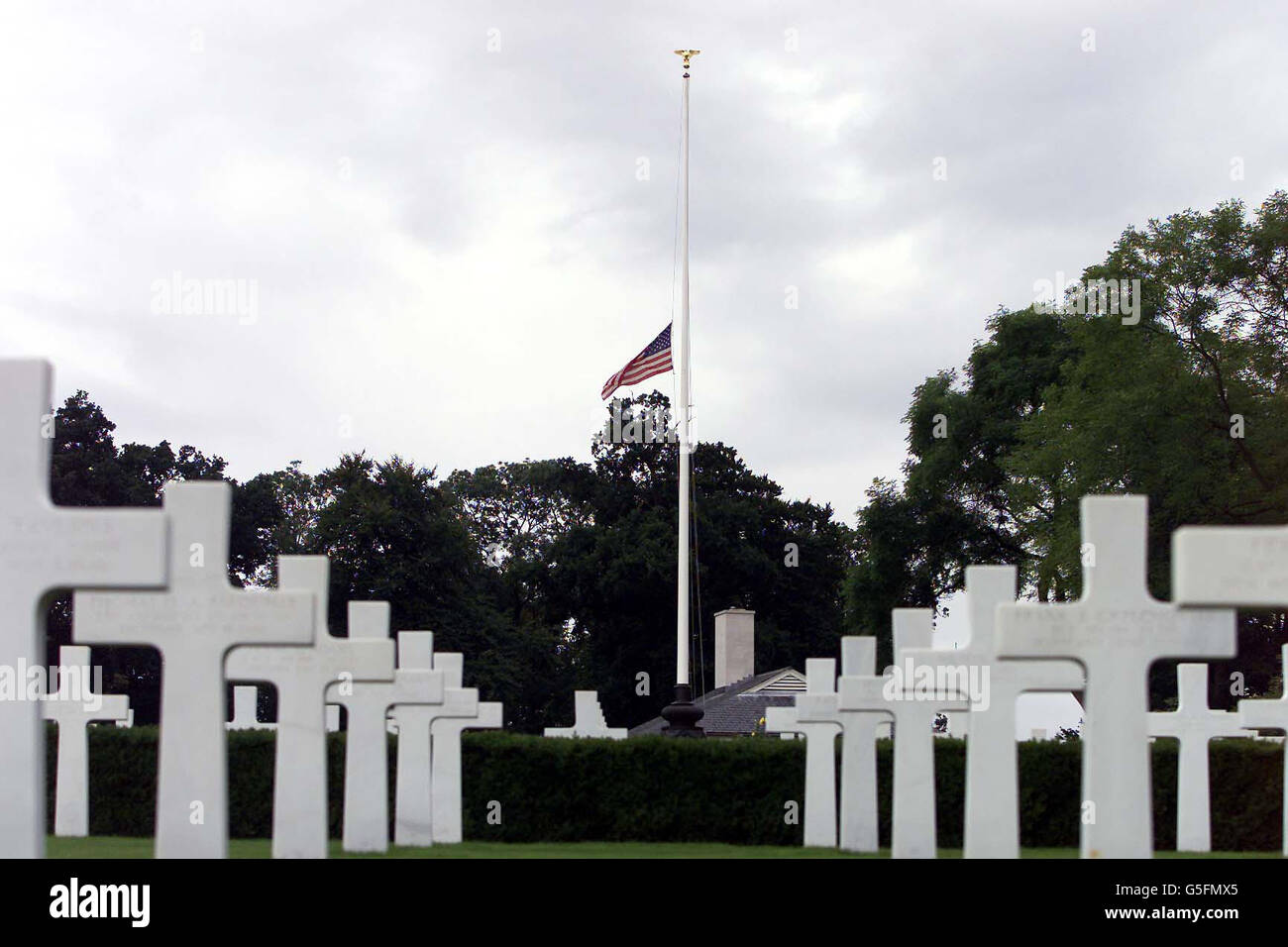 The American Cemetery in Cambridge, Thursday September 13, 2001, where ...