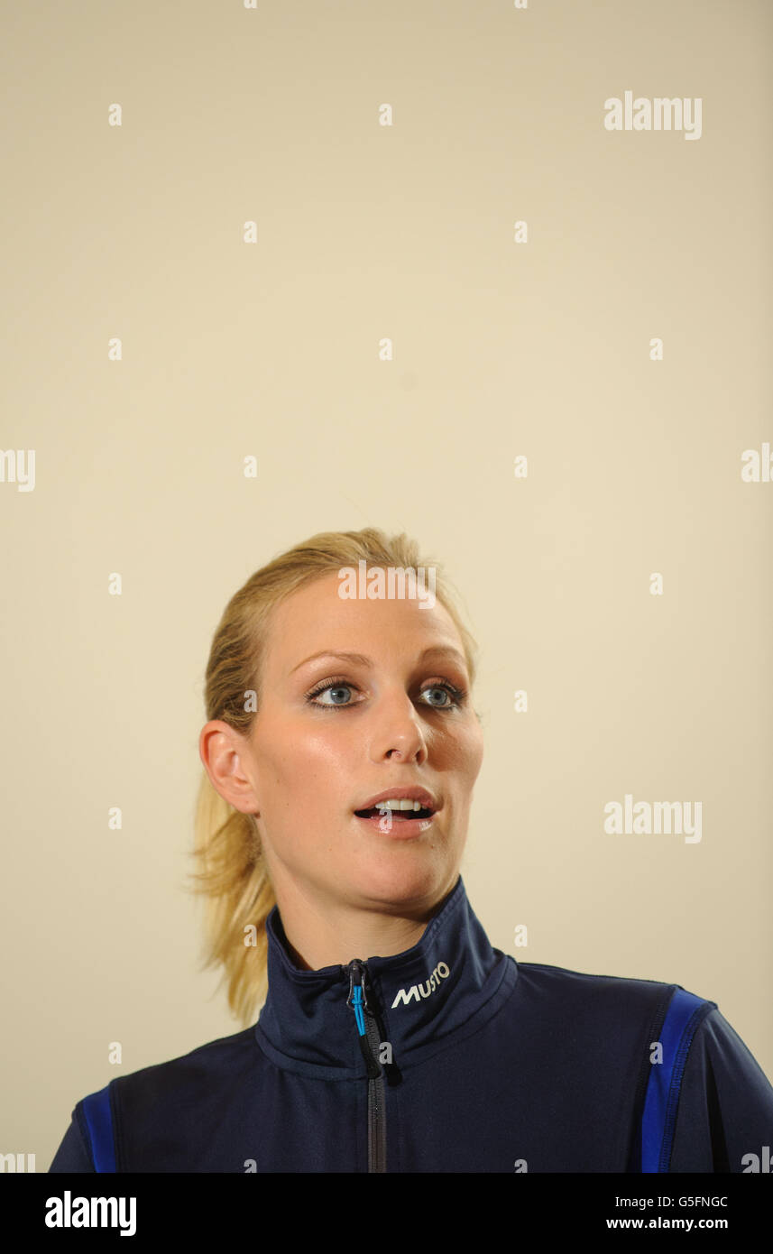 Zara phillips press day musto spring summer collection hi-res stock ...