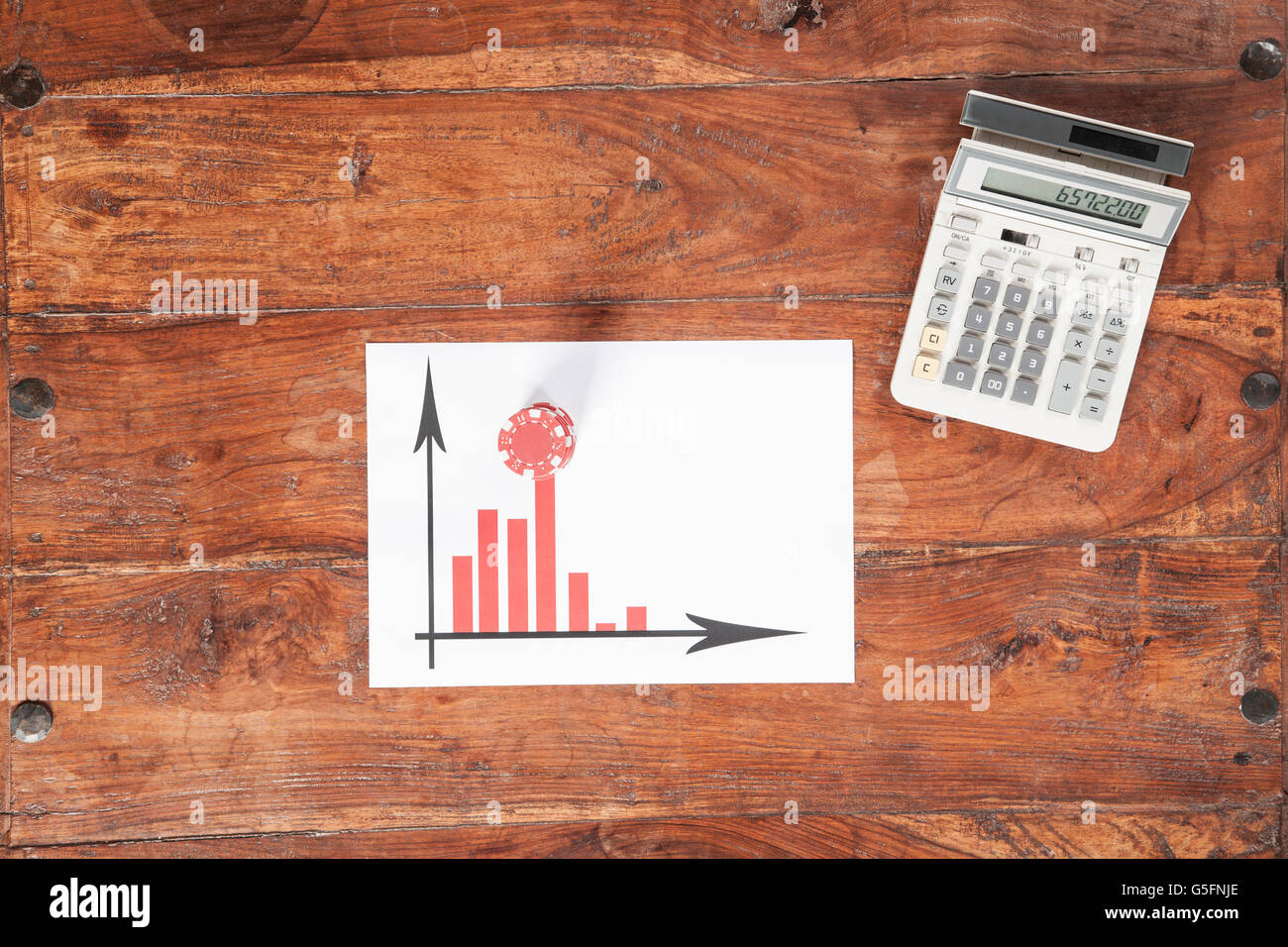 profits, office top view Stock Photo - Alamy