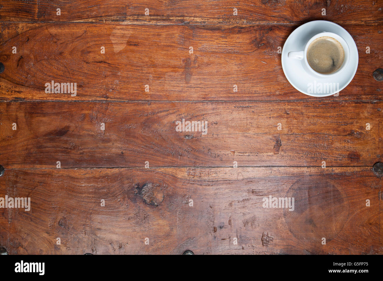 coffee on the office desk, view from the top Stock Photo - Alamy