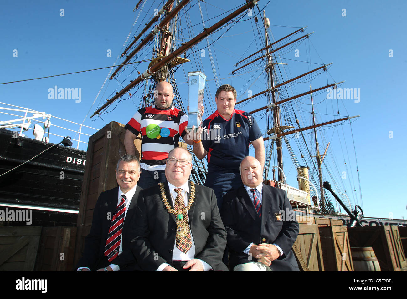 Stirling County's Alex Moffat (top left), Dundee's Neil Dymock (top ...