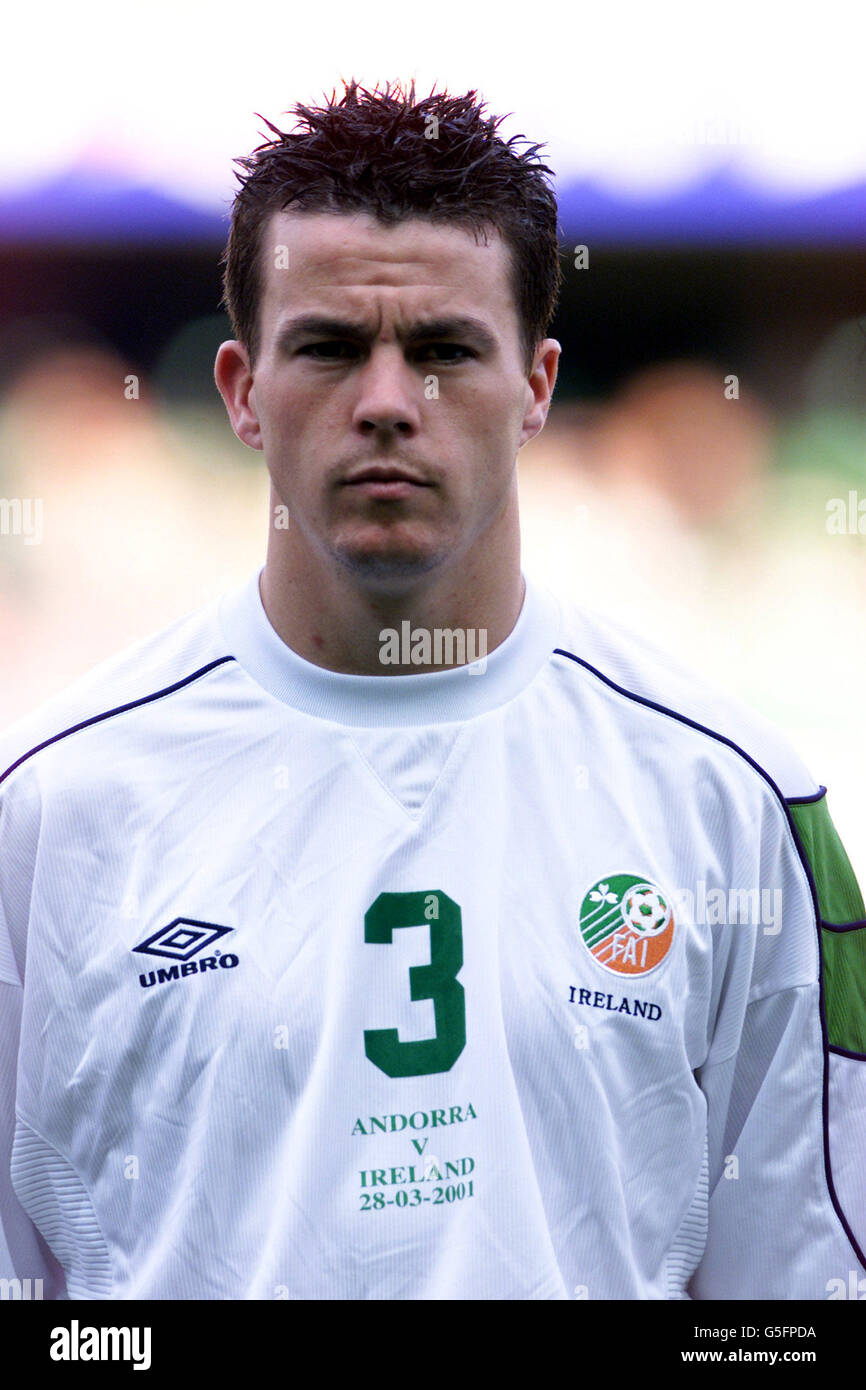 Republic of Ireland Ian Harte Stock Photo - Alamy