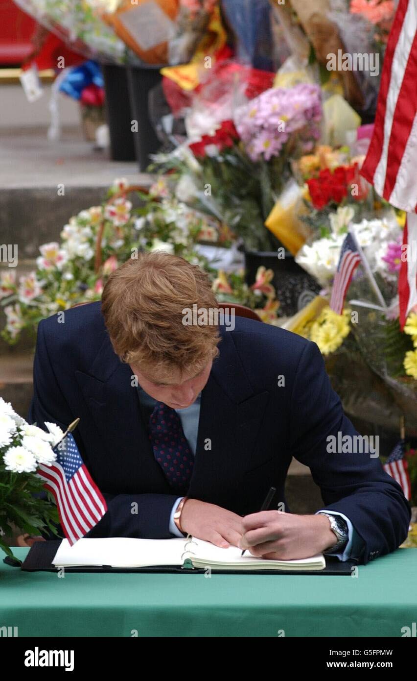 Accompanied by his father the prince of wales hi-res stock photography ...