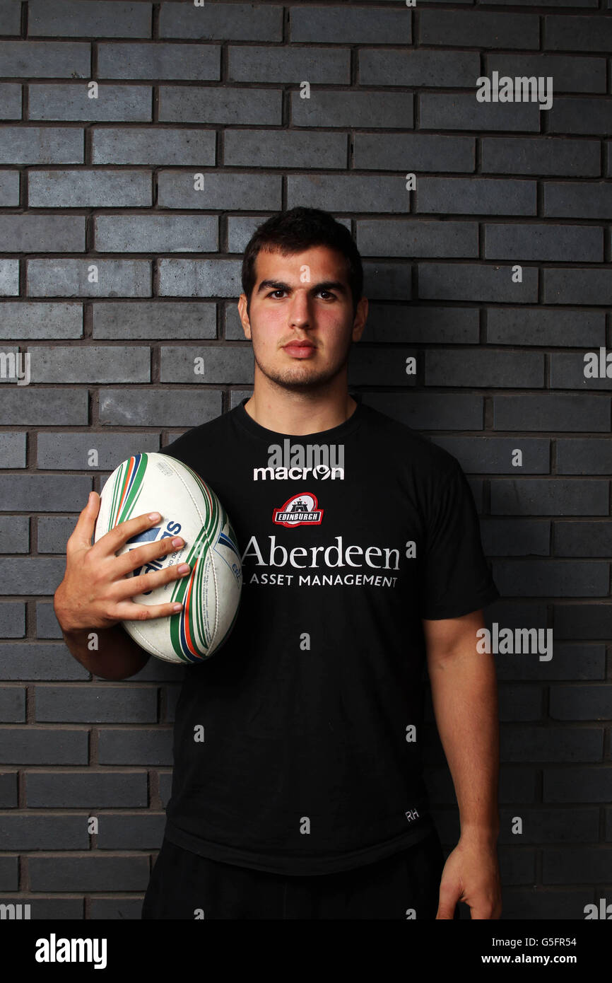 Edinburgh Rugby's Stuart McInally after the press conference at ...