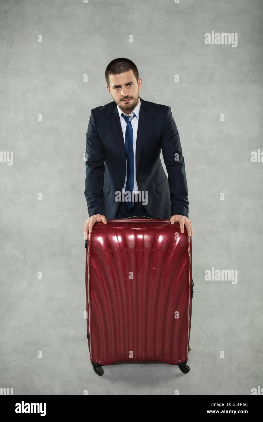 Suitcase already packed Stock Photo - Alamy