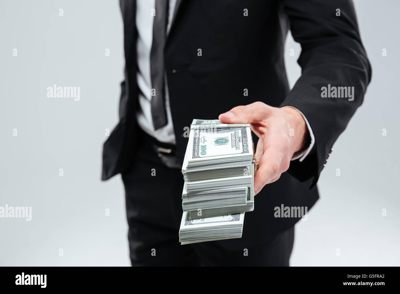 Black man giving money caucasian hi-res stock photography and images ...
