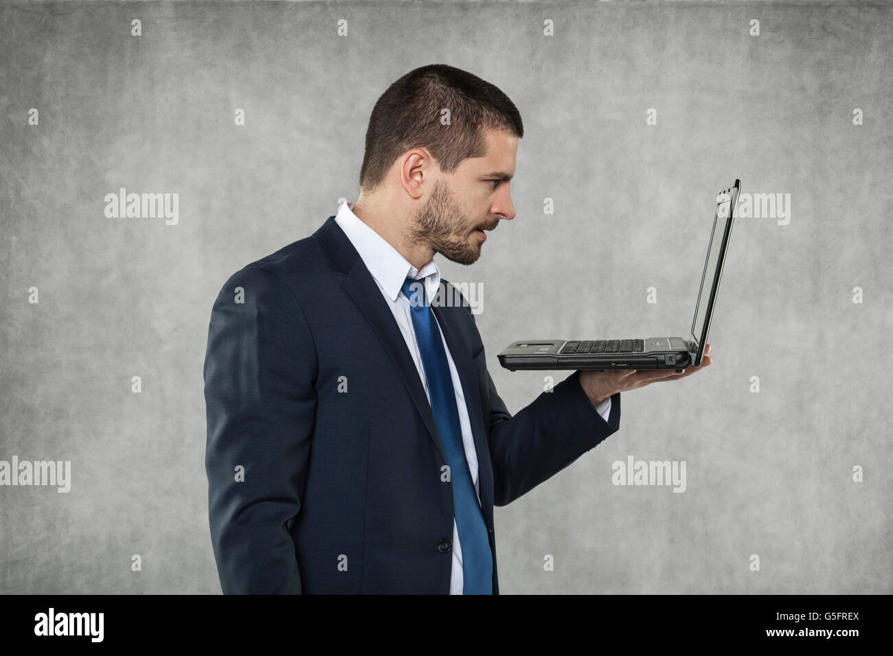 computer at work Stock Photo - Alamy