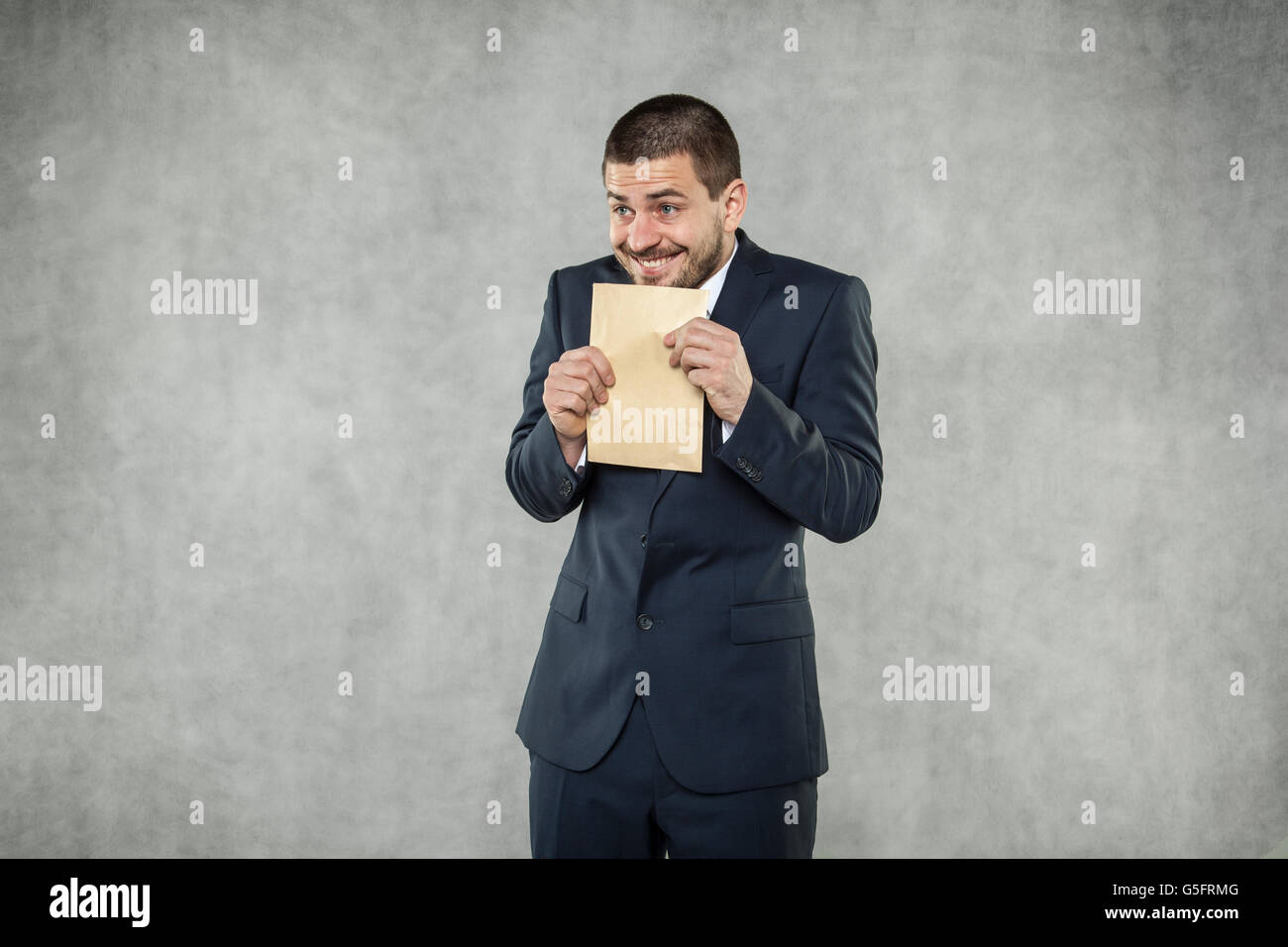 Me and my bribe Stock Photo - Alamy