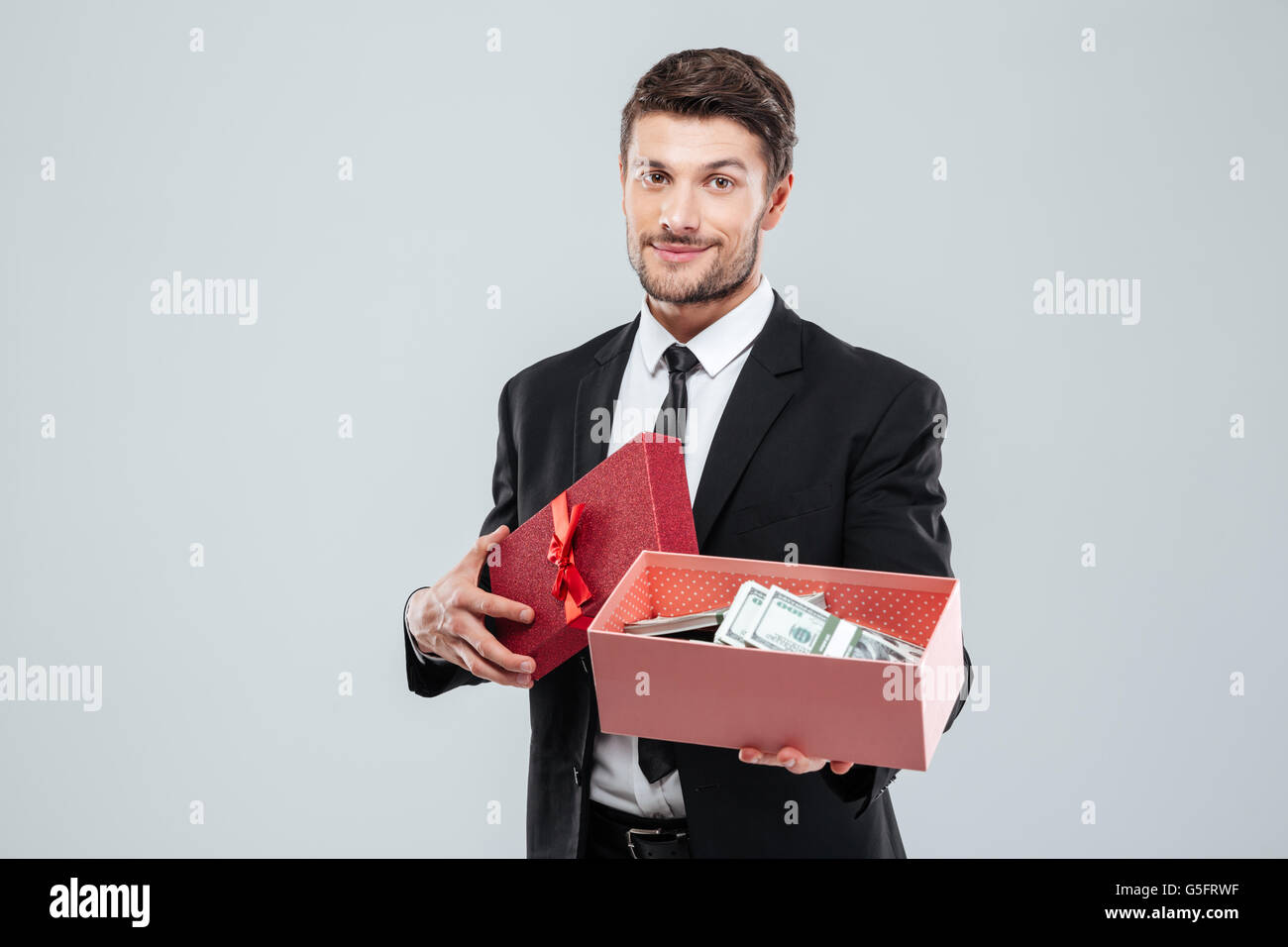 Box full of money hi-res stock photography and images - Alamy