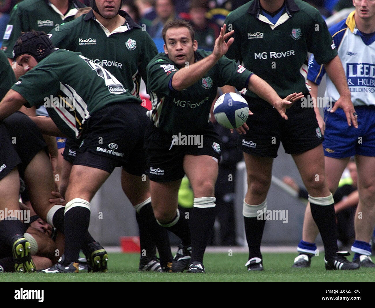 Darren Edwards - London Irish, in action against Leeds Tykes in the ...