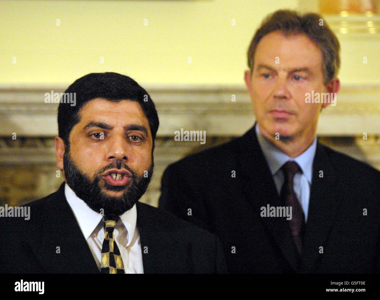 Prime Minister Tony Blair (right) meets Vice President of the British ...