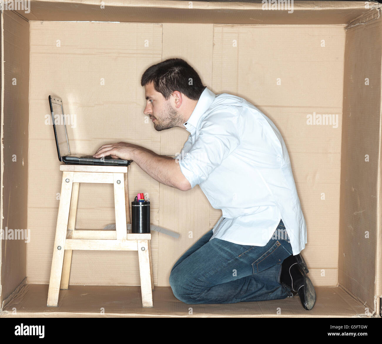 Over time working Stock Photo - Alamy