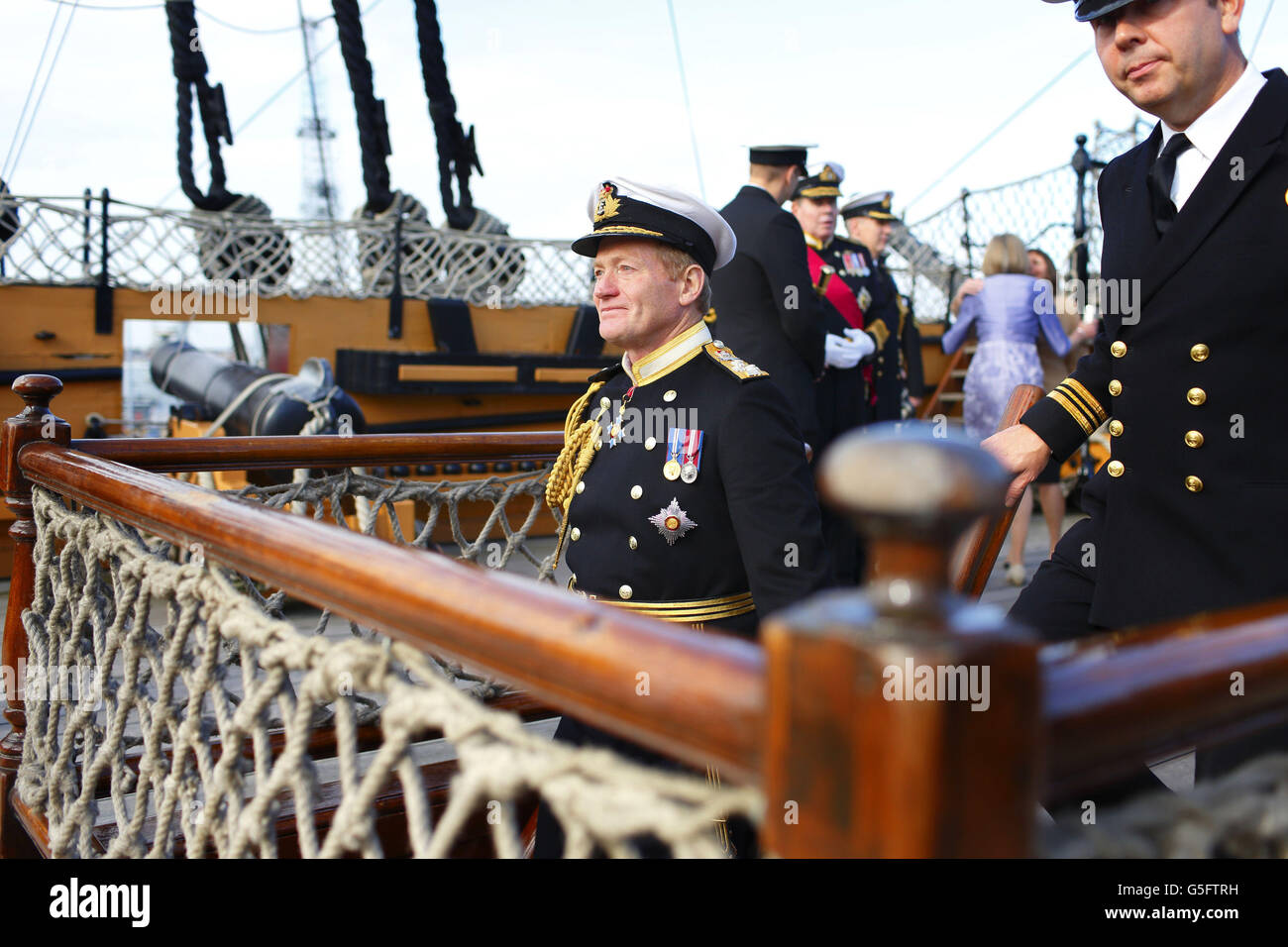 Hms Victory Handover Ceremony High Resolution Stock Photography and ...