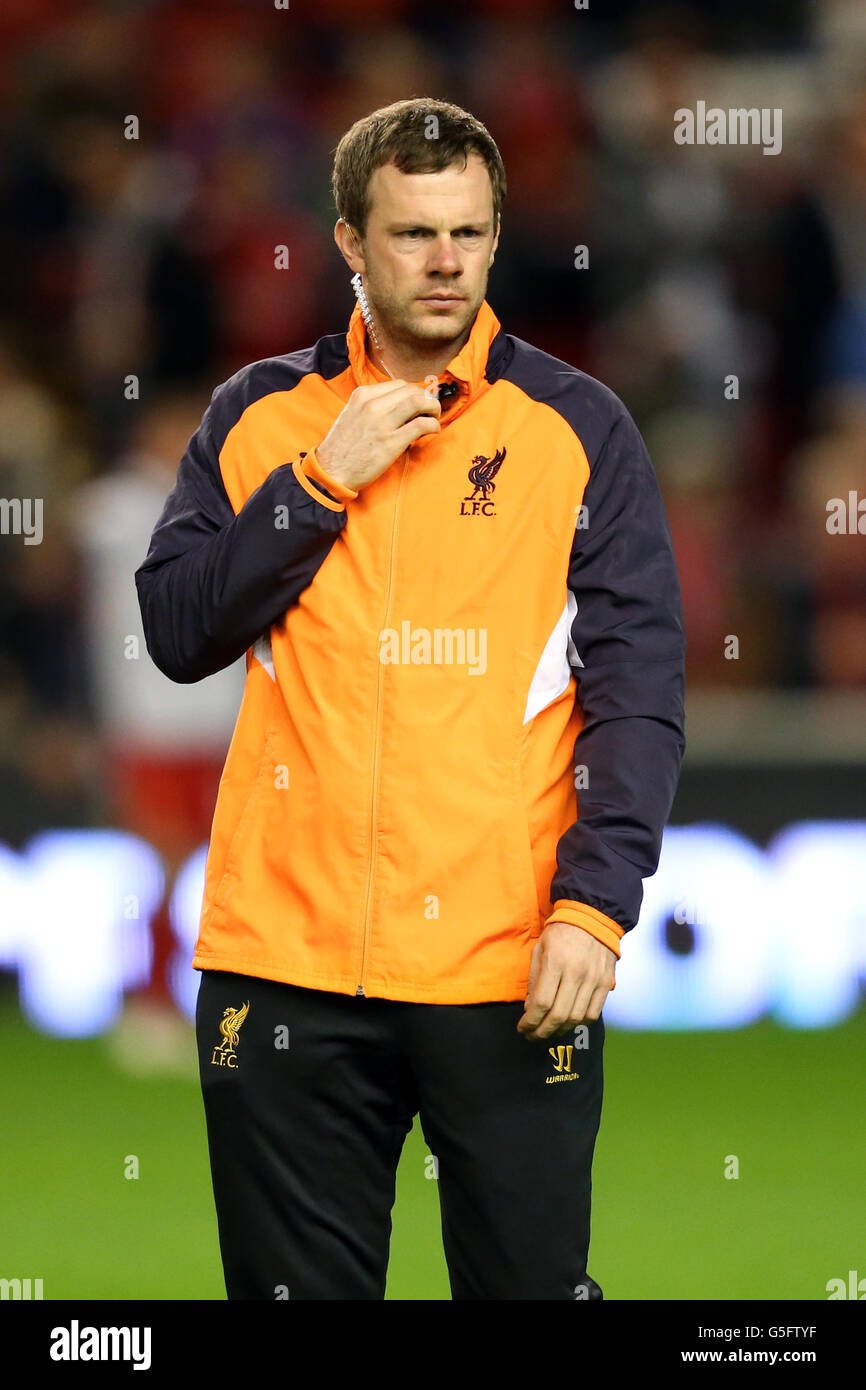 Liverpool physiotherapist chris morgan hi-res stock photography and ...