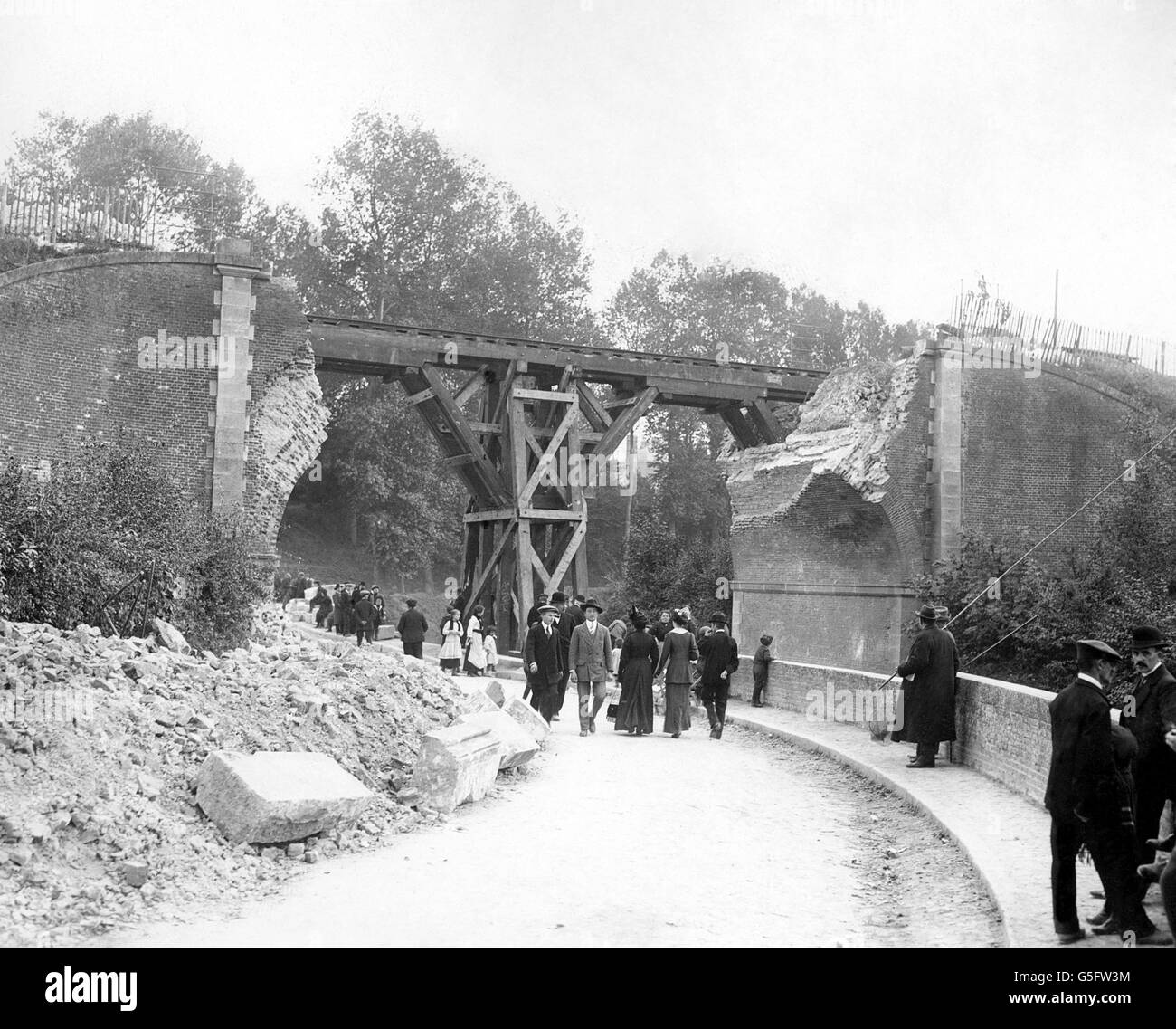 World War One - Railway Bridge - Amiens - France Stock Photo - Alamy