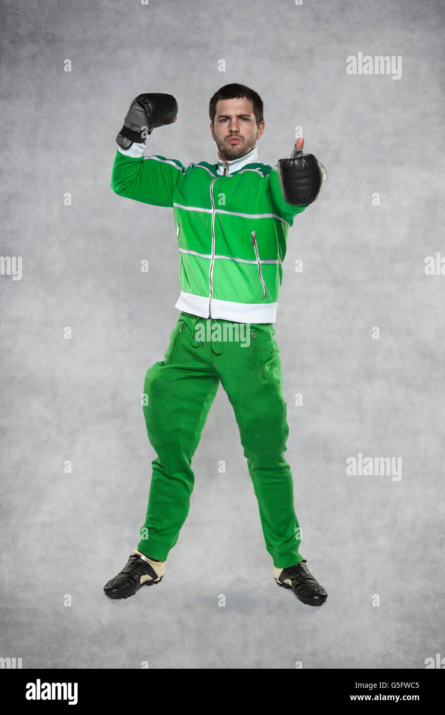 Biceps and thumbs up Stock Photo - Alamy