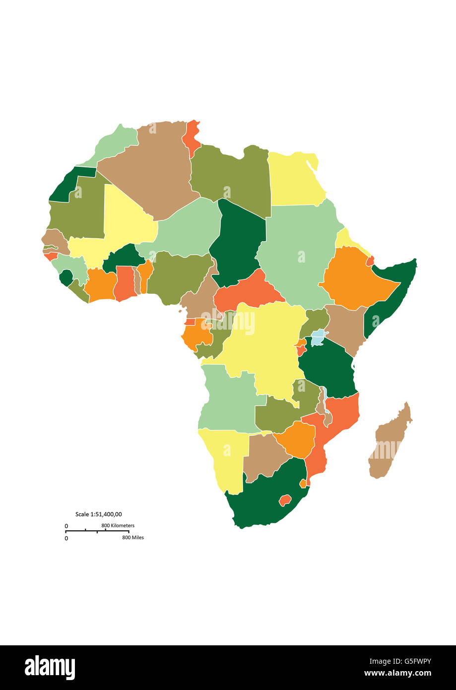 Continents and oceans map Cut Out Stock Images & Pictures - Alamy