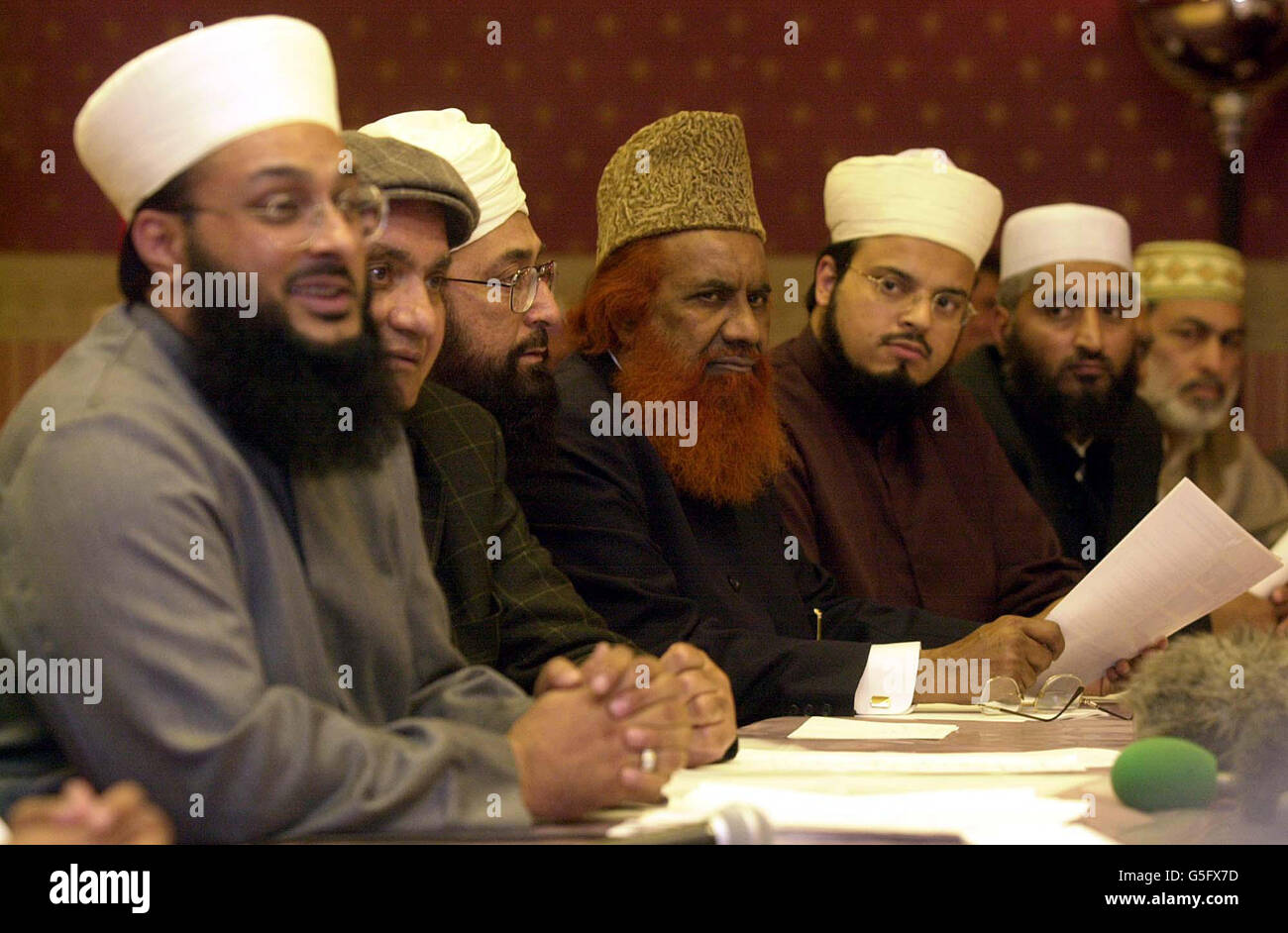 Muslim Clerics of The International Muslim Organisation (IMO) listen as ...