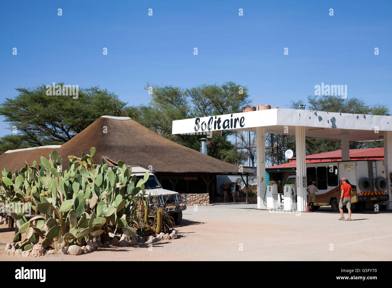 Gas station in namibia hi-res stock photography and images - Alamy