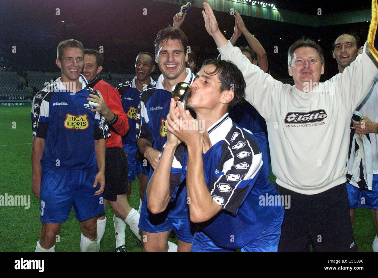 Celebrating sport football intertoto cup hi-res stock photography and ...
