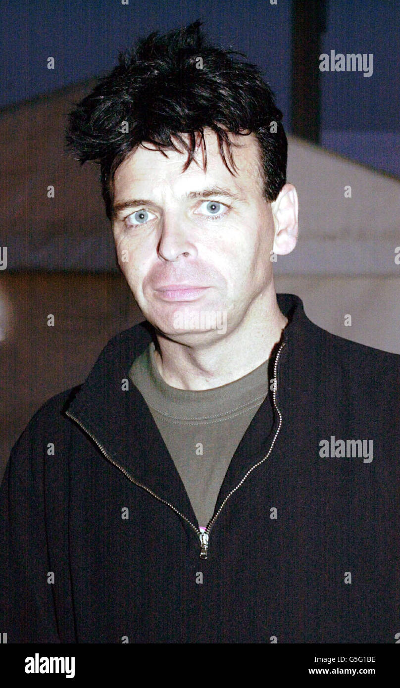 Veteran pop singer Gary Numan at the 2001 Reading Music Festival Stock ...