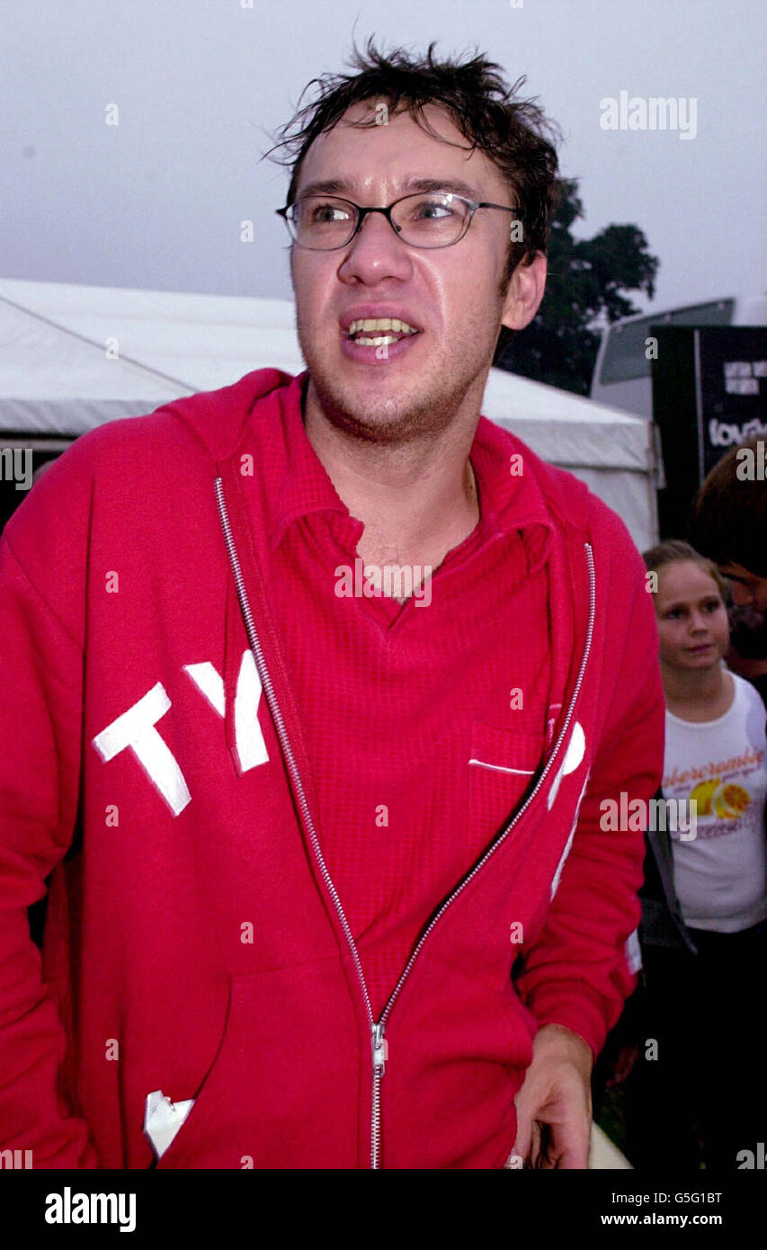 Reading Festival Mark Lamarr Stock Photo - Alamy