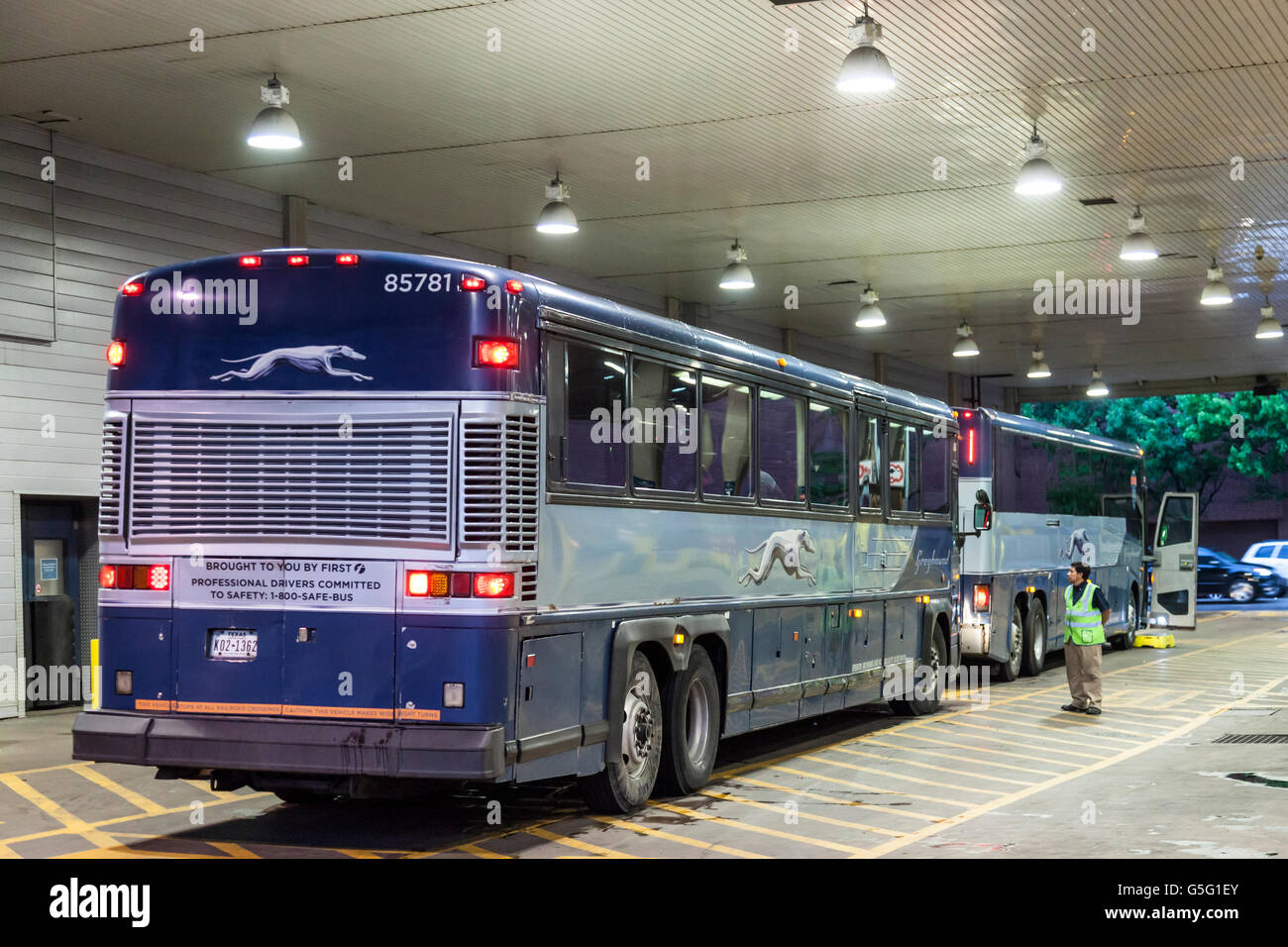 Greyhound bus terminal in Dallas, Texas Stock Photo - Alamy