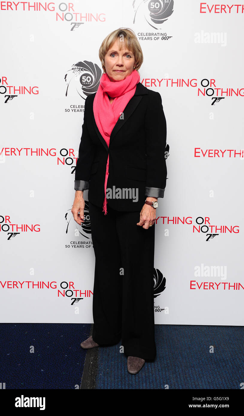 Lucy Fleming arrives at the screening of Everything Or Nothing at the ...