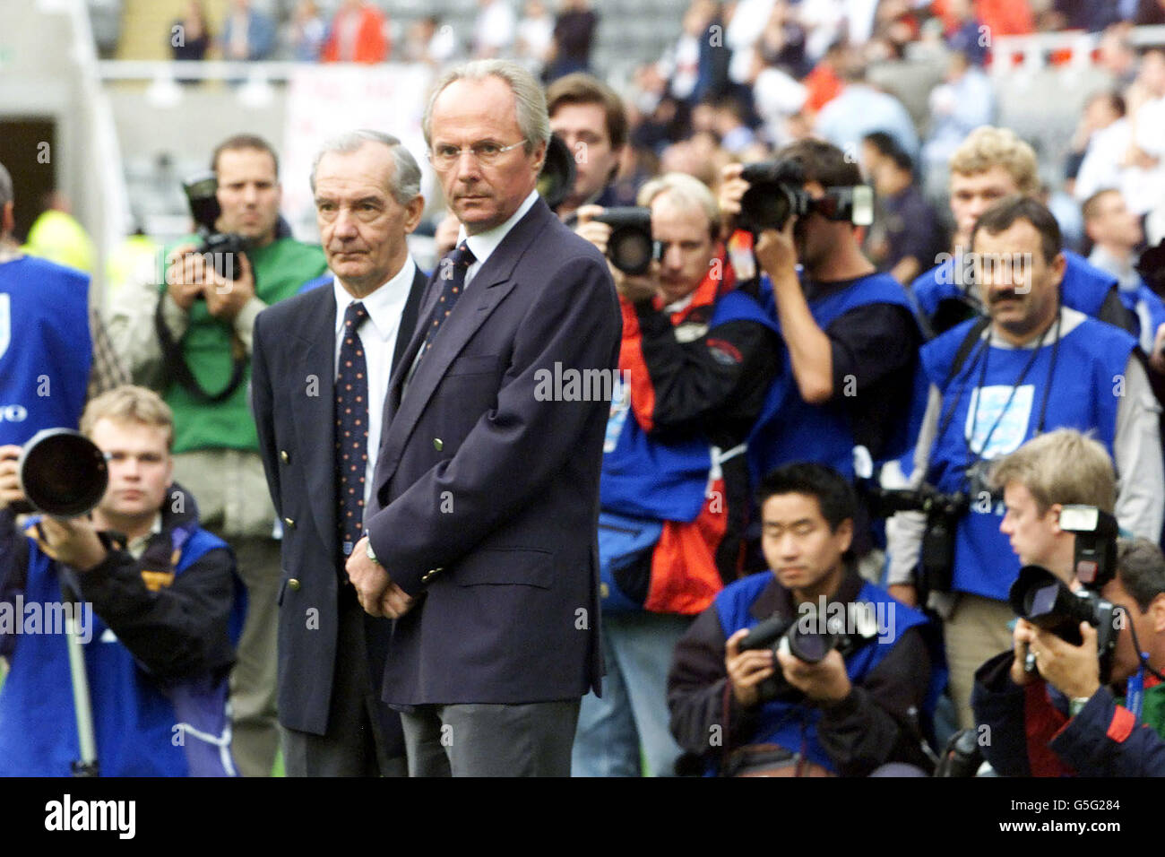 England manager Sven Goran Eriksson before the Group Nine World Cup ...