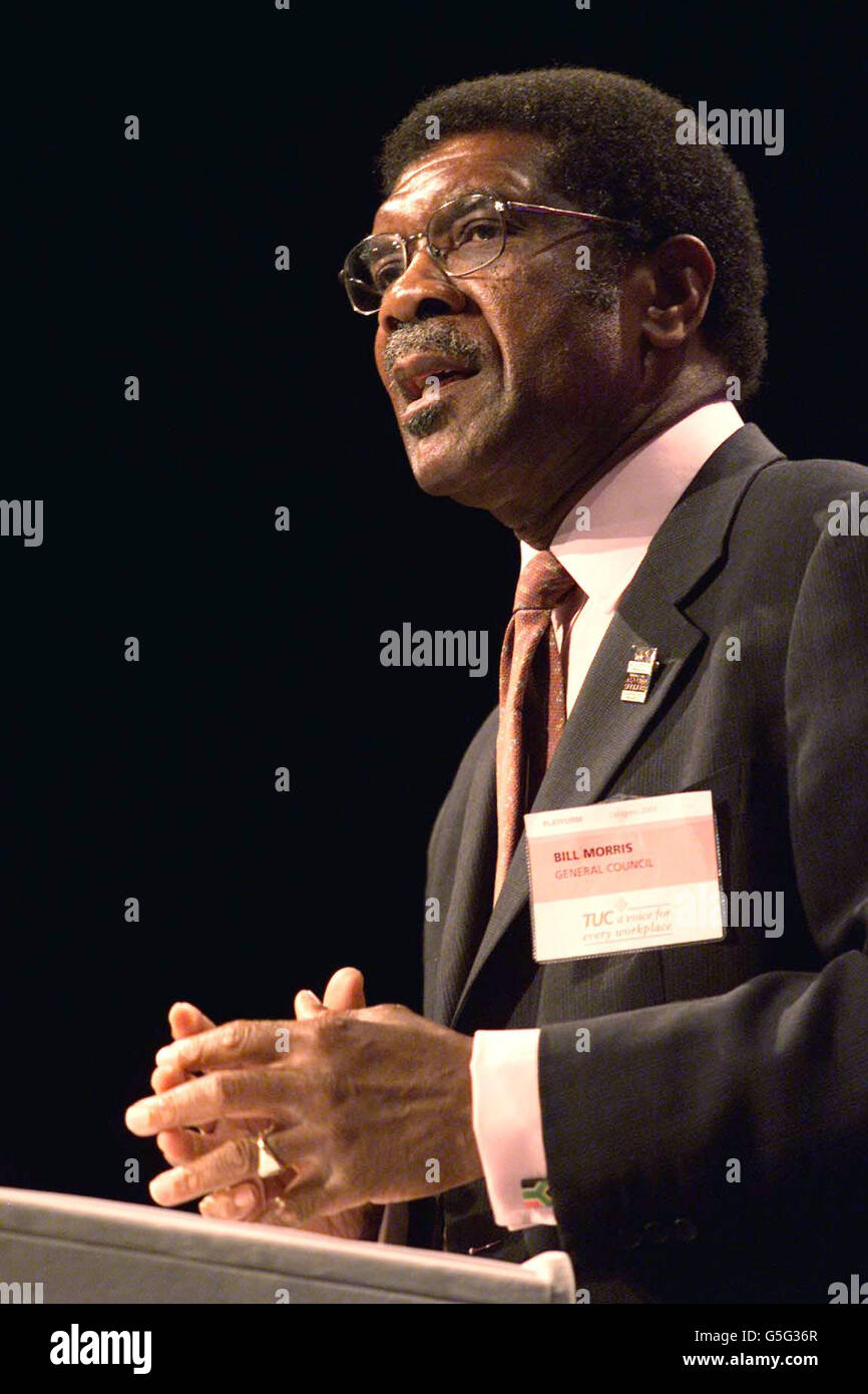 Bill Morris TUC Conference Stock Photo - Alamy