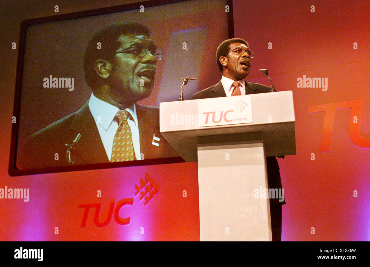 Bill Morris TUC Conference Stock Photo - Alamy