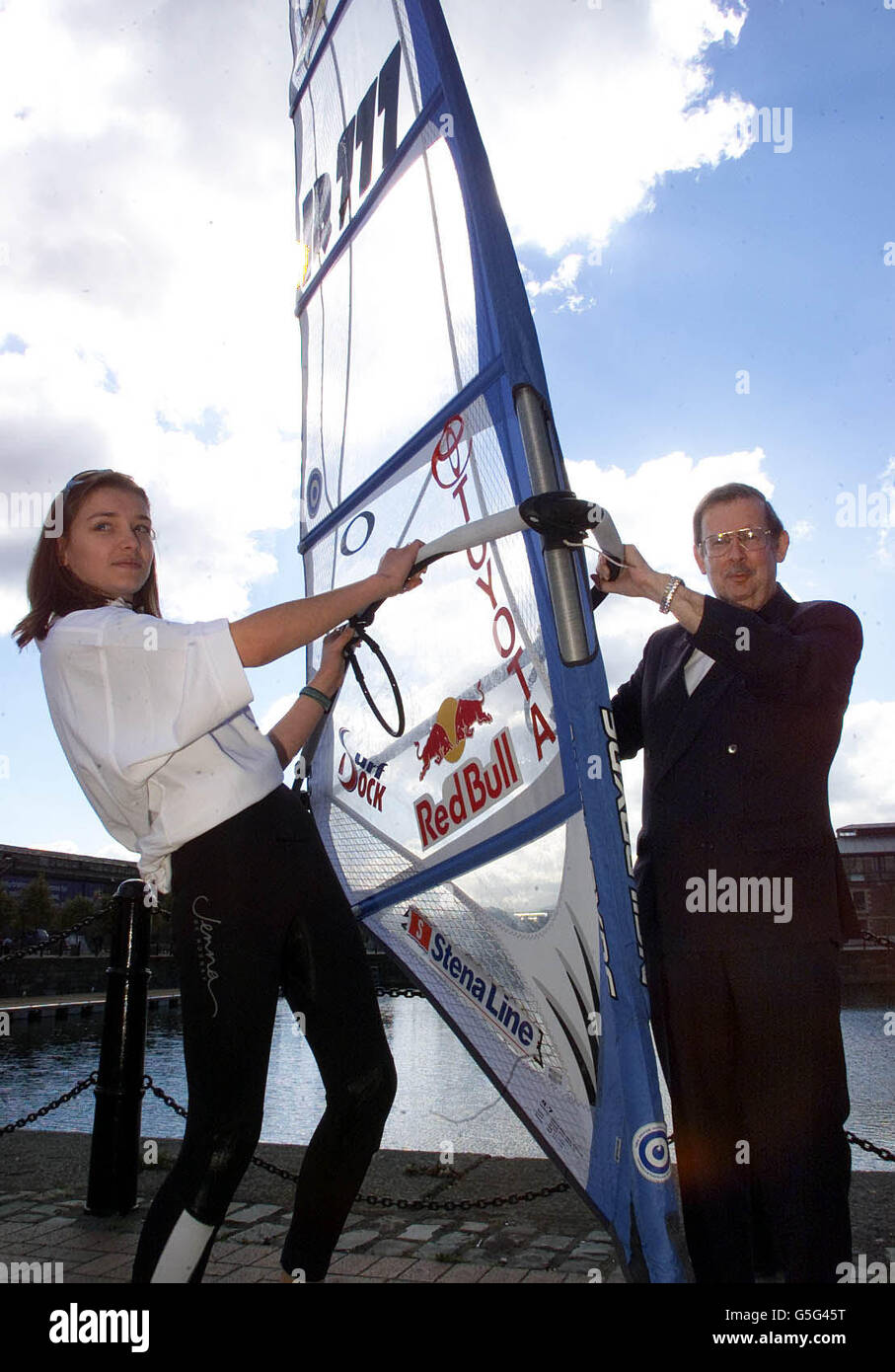 Windsurfer kyra harris and niall reddy hi-res stock photography and ...