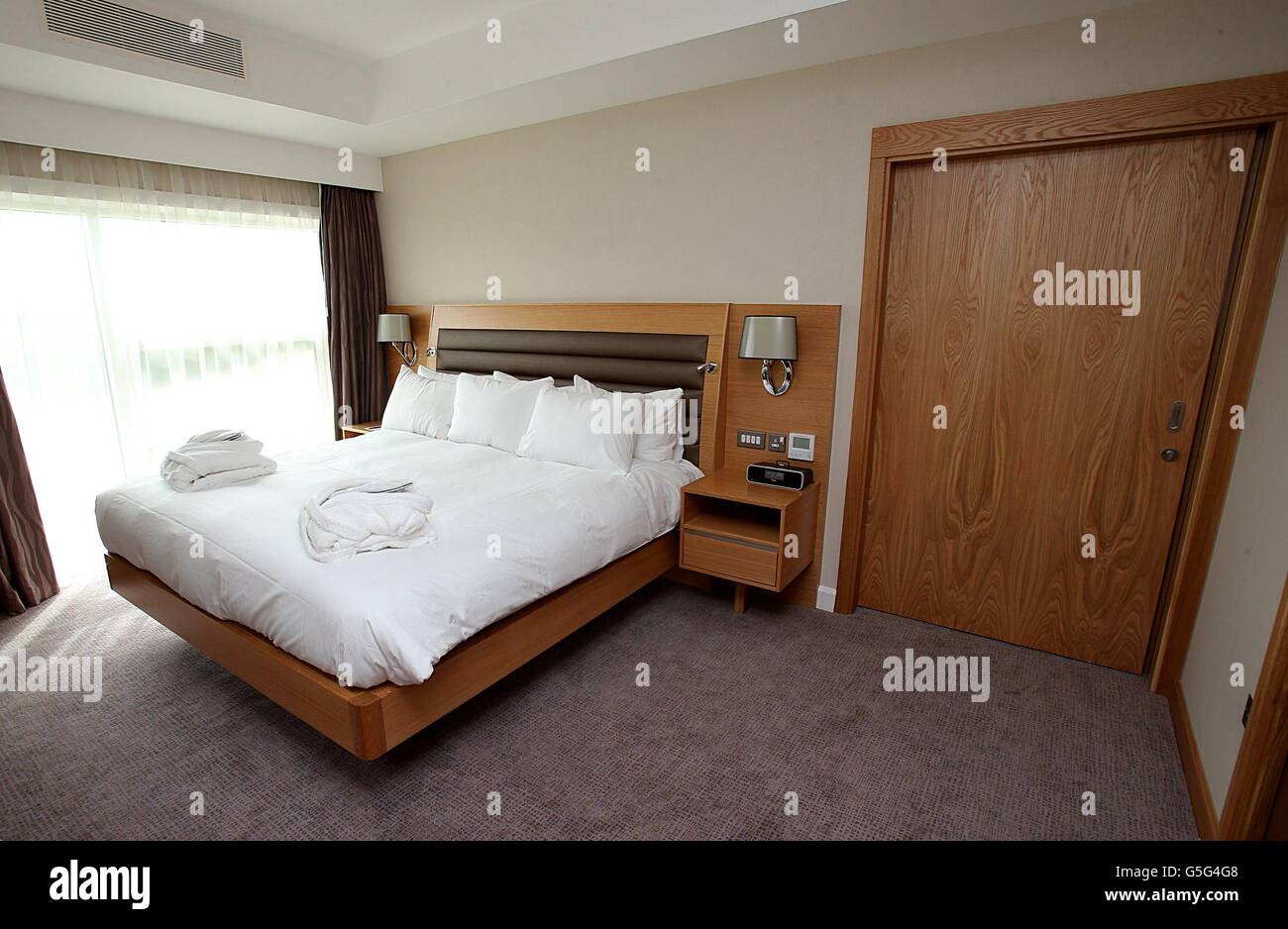 A general view of the Sir Bobby Robson suite, the England managers ...