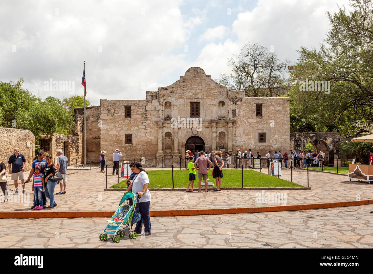 The Alamo Mission in San Antonio, Texas Stock Photo - Alamy