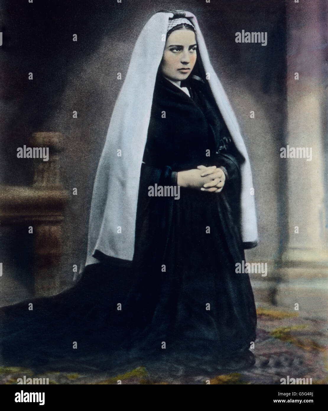 Bernadette Soubirous als Ordensschwester. Sister Bernadette Soubirous ...