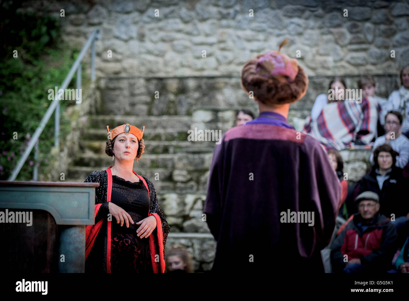 Miracle Theatre performing at Trebah Garden Amphitheatre in Cornwall ...