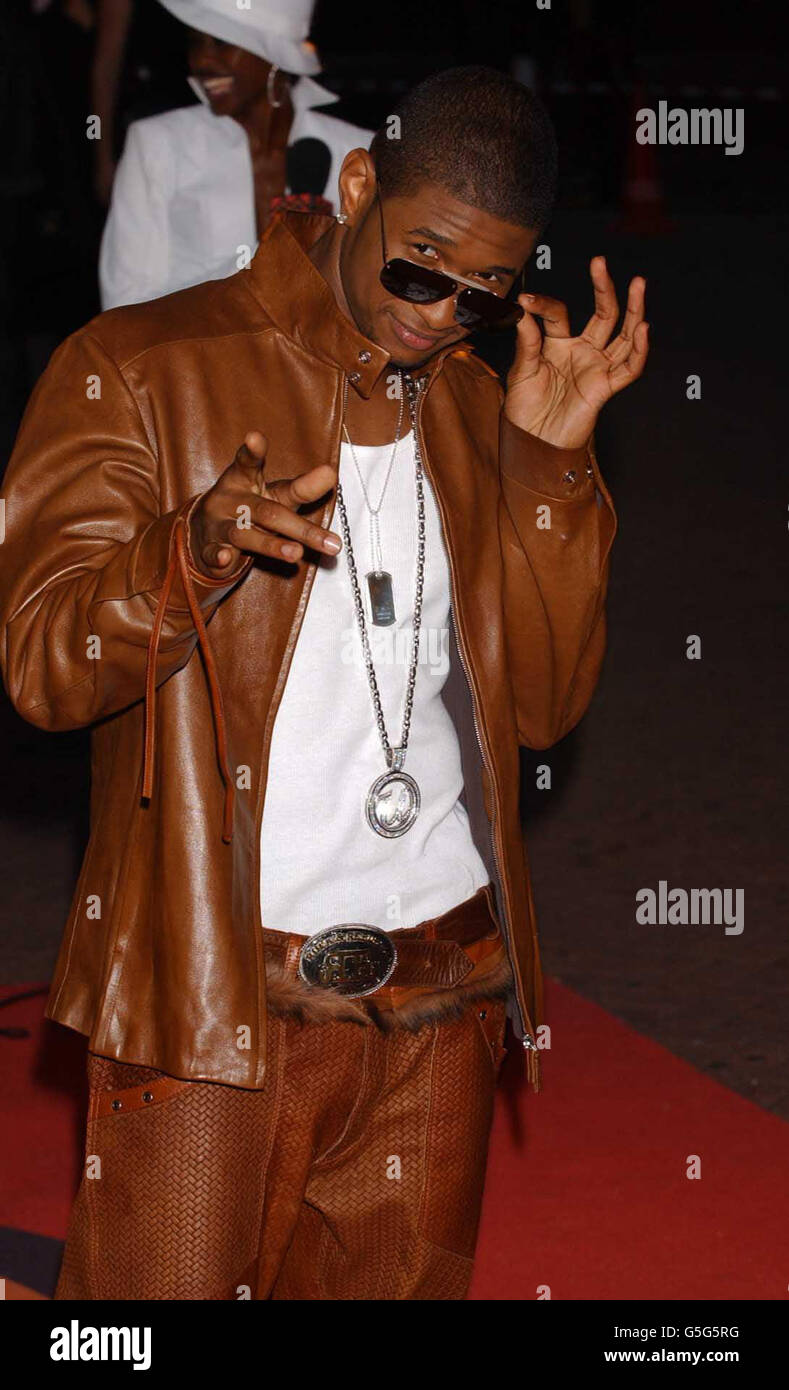 R'n'B singer Usher arriving for the MOBO (Music of Black Origin) Awards ...