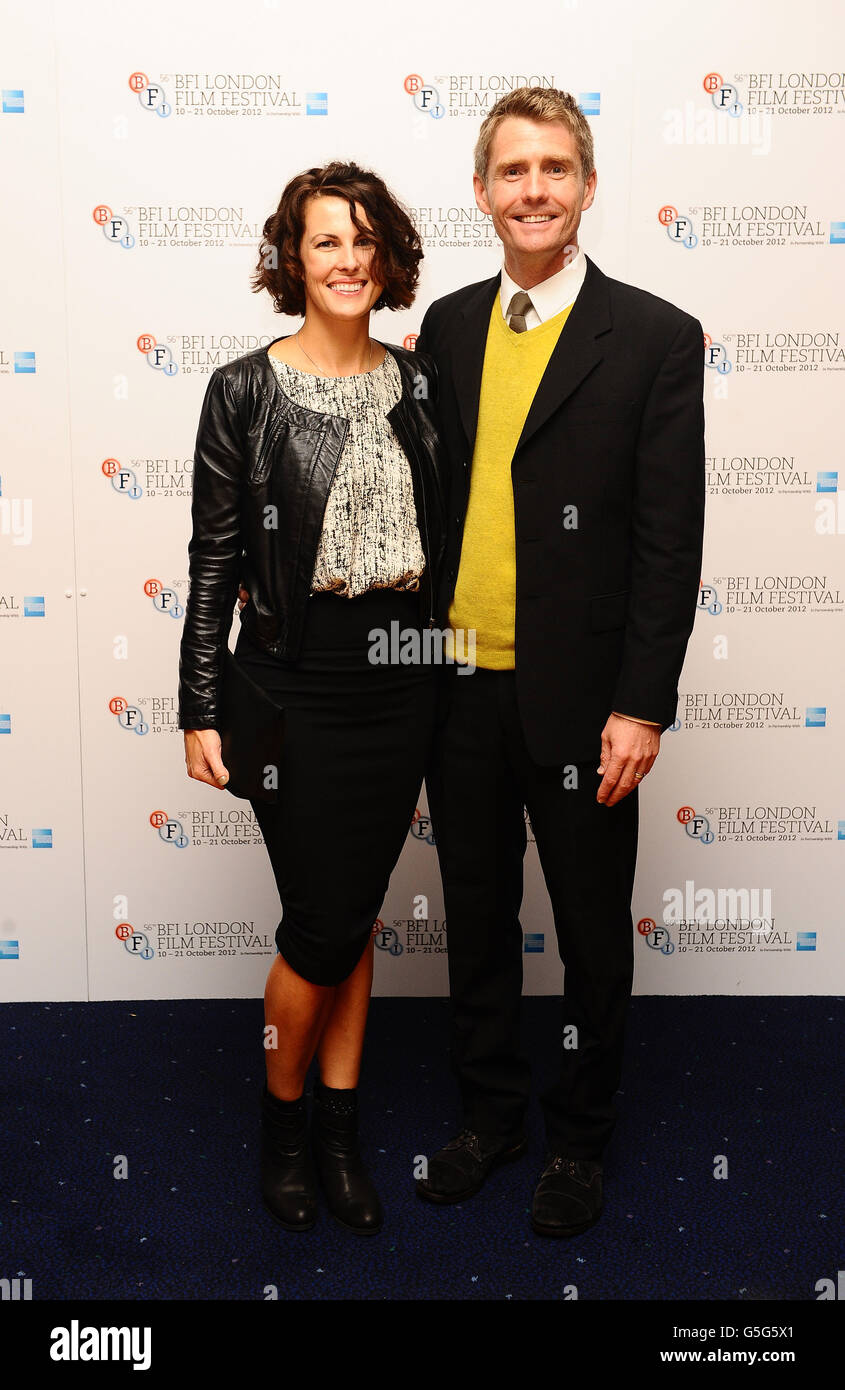 Nick Murphy (right) and his wife arriving at the official screening of ...