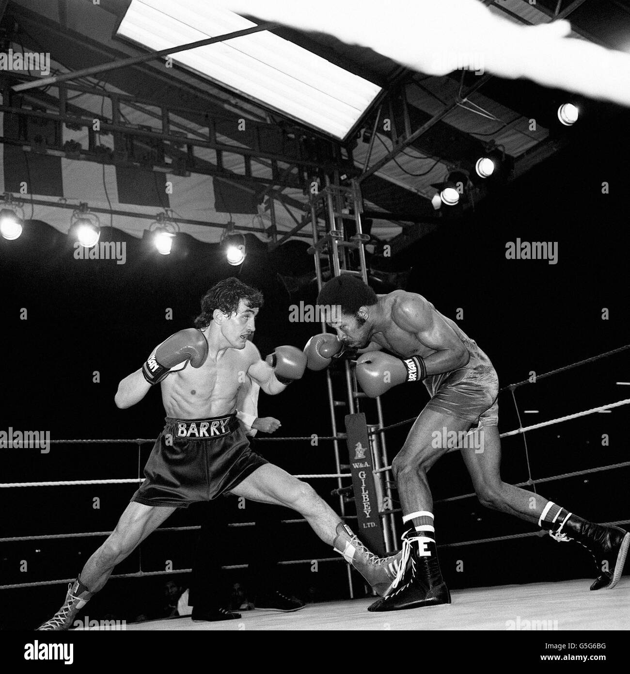 Featherweight champion boxer Black and White Stock Photos & Images - Alamy