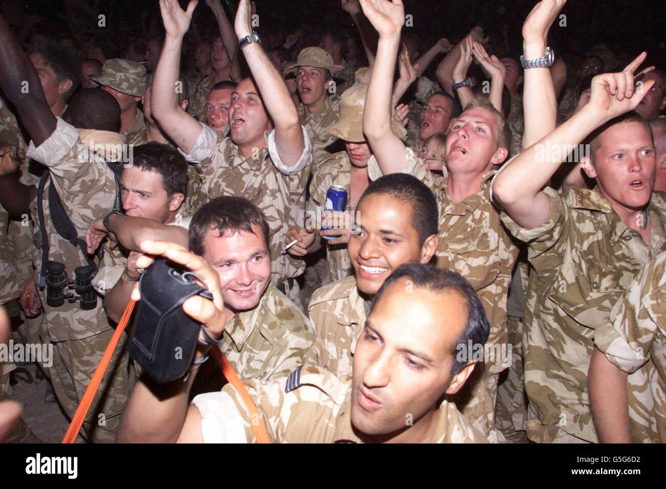 British troops in Oman/ Geri Halliwell Stock Photo - Alamy