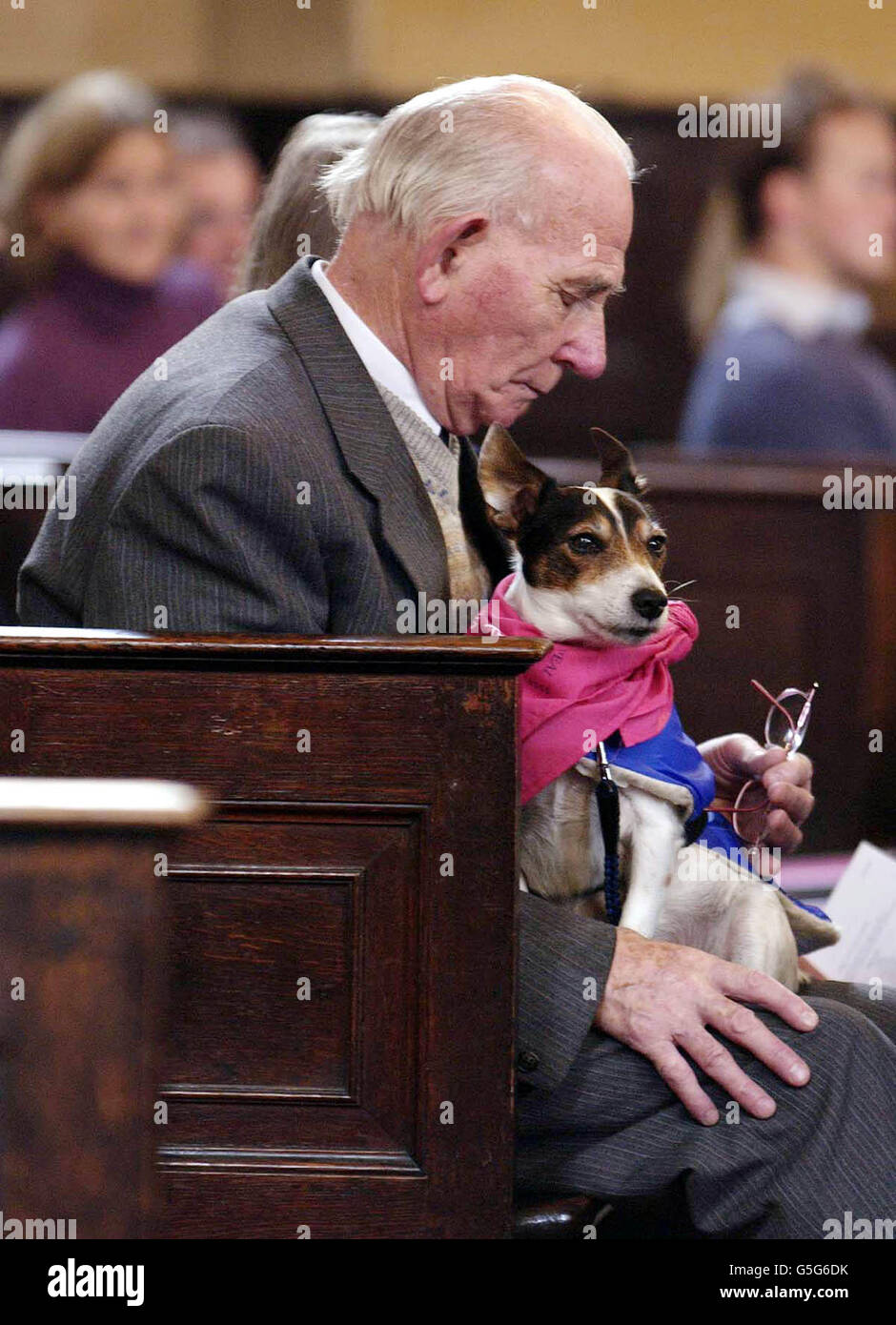 Blessing pets church animal dog hi-res stock photography and images - Alamy